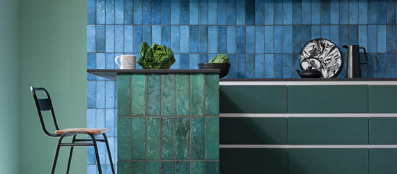 Colourful Kitchen Tiles | Bright Colour Kitchen Tiles UK| CTD Tiles