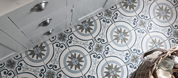 Statement Floor Tiles | How to use Traditional Tiles to make a Statement