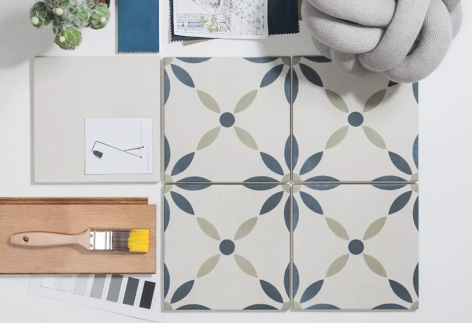 Blue Patterned Tiles | How To Style Blue Tiles In The Home