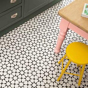 Cuban White Star - Glazed Porcelain Wall & Floor Tile by GEMINI from ...