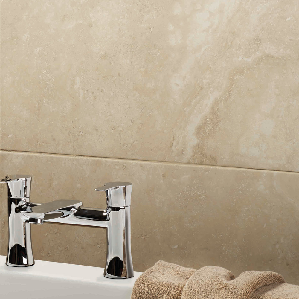 Travertine effect wall tiles by GEMINI from CTD Tiles