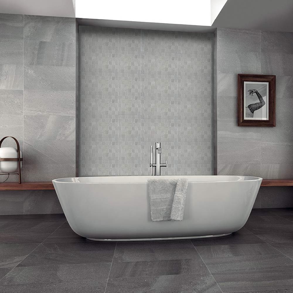 Grey wall tiles by GEMINI from CTD Tiles