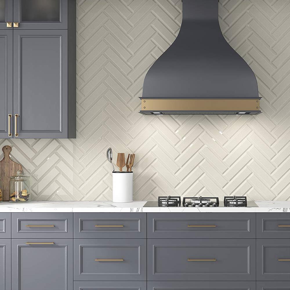 Border tiles for kitchen and bathroom wall by GEMINI from CTD Tiles