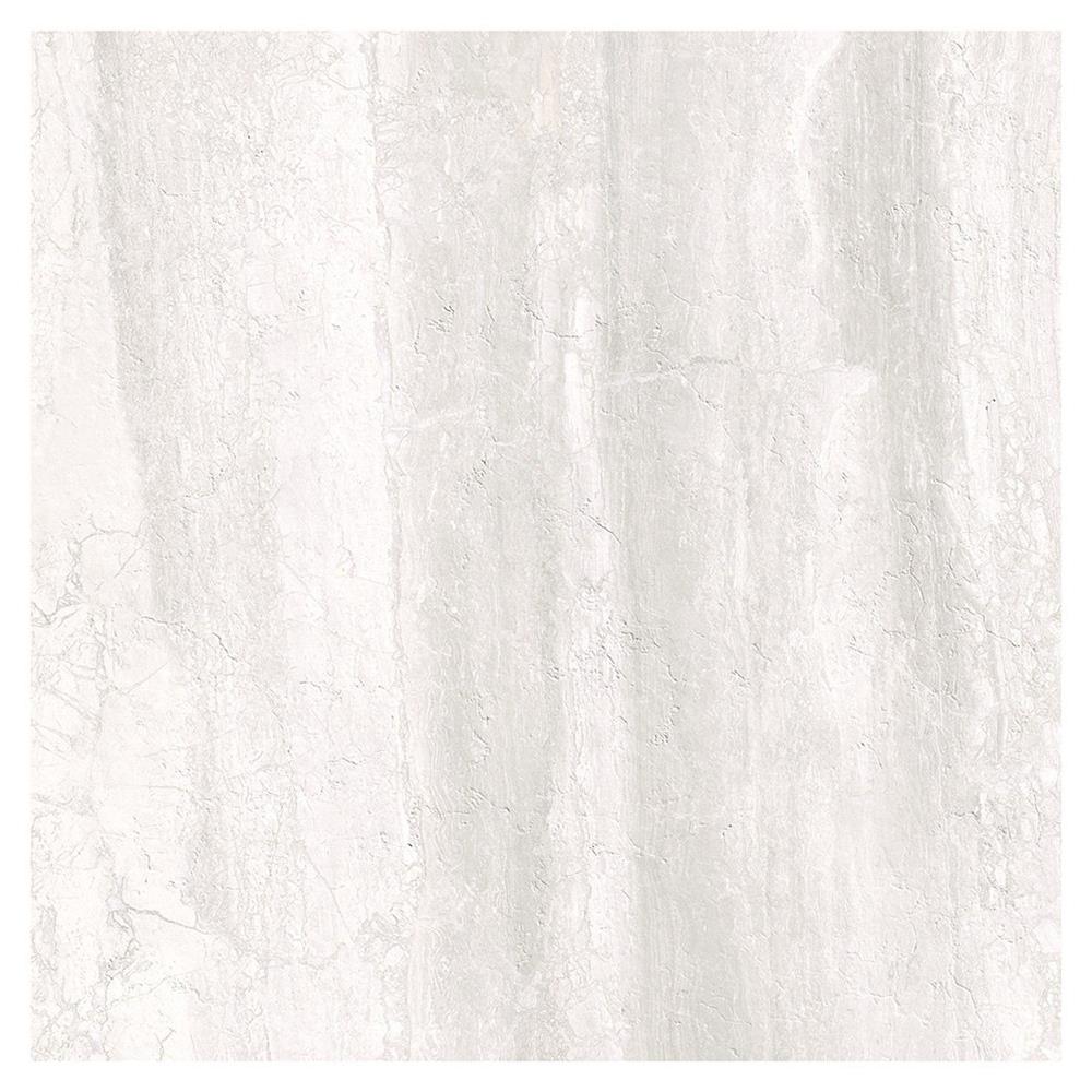 Bliss White Tile - 500x500mm Porcelain Wall and Floor Tile by GEMINI ...